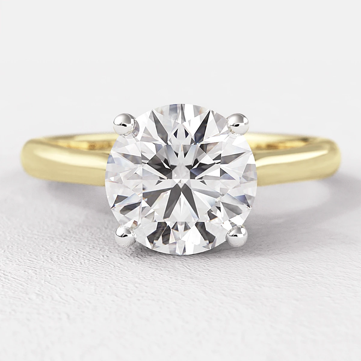 1.00ct Round Cut Solitaire Engagement Ring SR1026 - Bespoke Diamonds ...