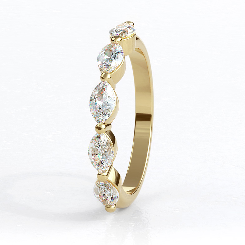 1.0ct Marquise Cut Ladies Wedding Ring SB8030