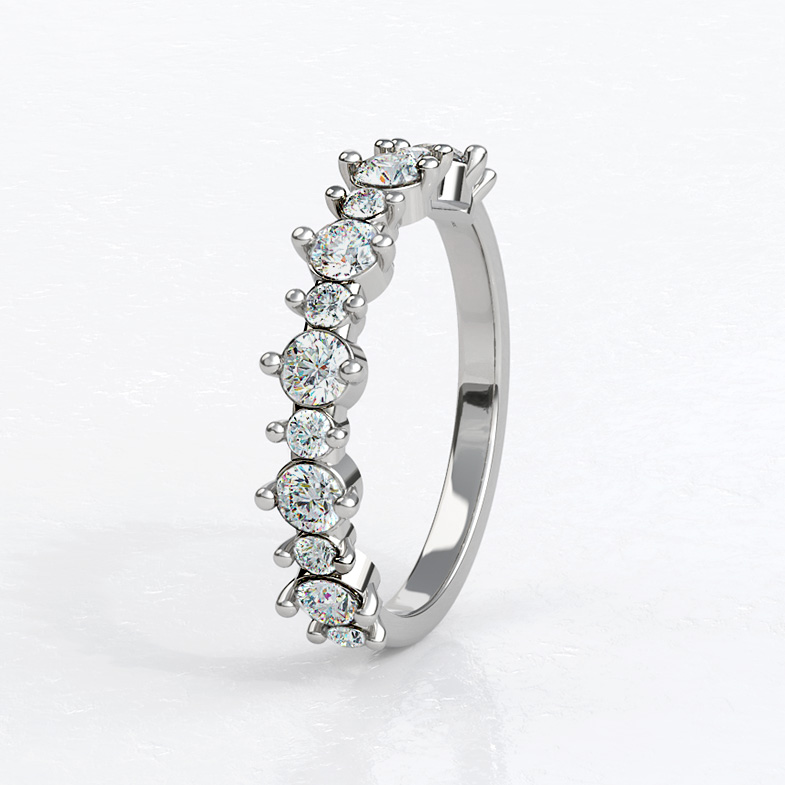 Bespoke Designed Diamond Set Wedding Ring SB3700