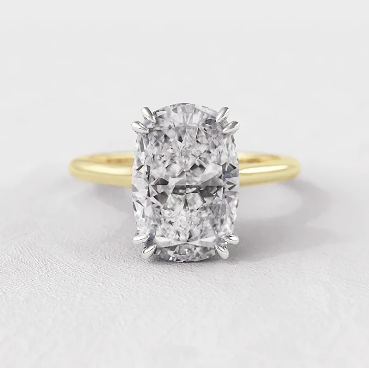 8.00ct Cushion Cut Solitaire Ring - Bespoke Diamonds - Dublin and Cork ...
