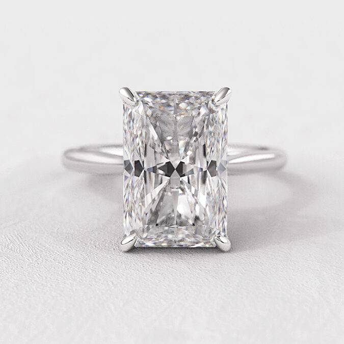 8.00ct Radiant Cut Solitaire Ring - Bespoke Diamonds - Dublin and Cork ...